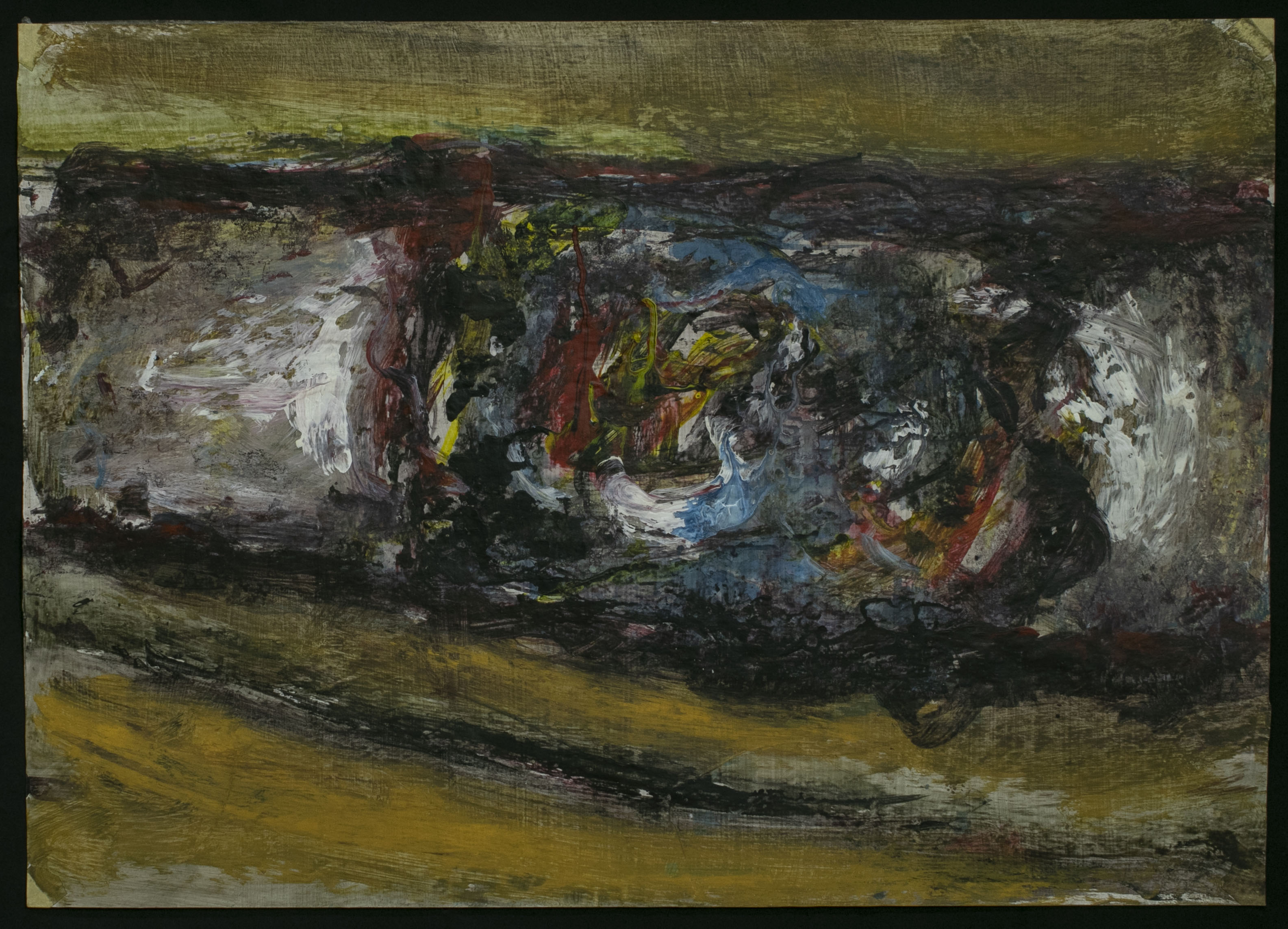 Eye, 2003, mixed media on paper, 50×65 cm – Walid El Masri